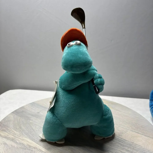 Heartline | Toys | Vtg Heartline Saurus Blue Golfasaurus Dinosaur ...